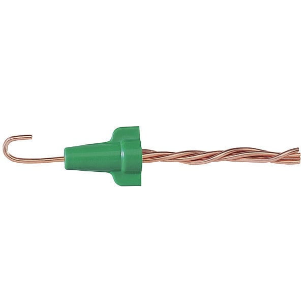 Ideal 30-092 Greenie Grounding Wire Connector, Model 92, Green, 100/box ...