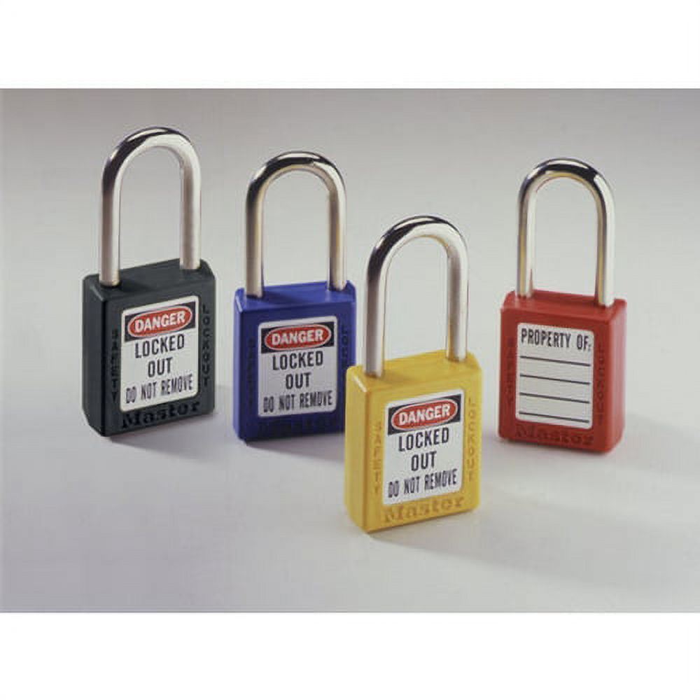 Ideal 44-918 Yellow Safety Lock With Key 1-Card - Walmart.com