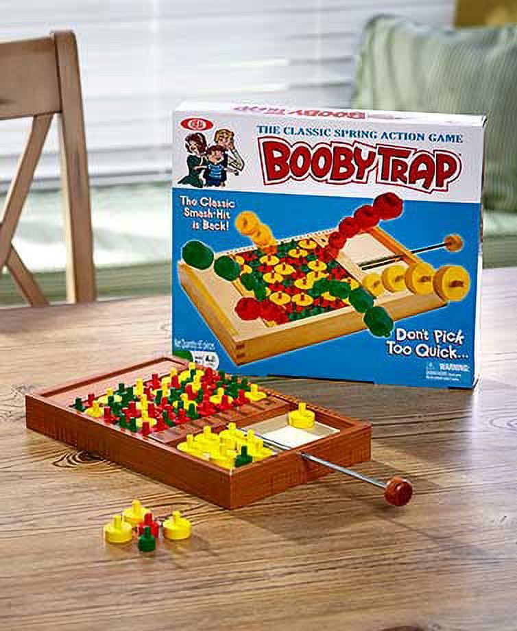 Ideal Booby Trap Classic Wood Game - Walmart.com
