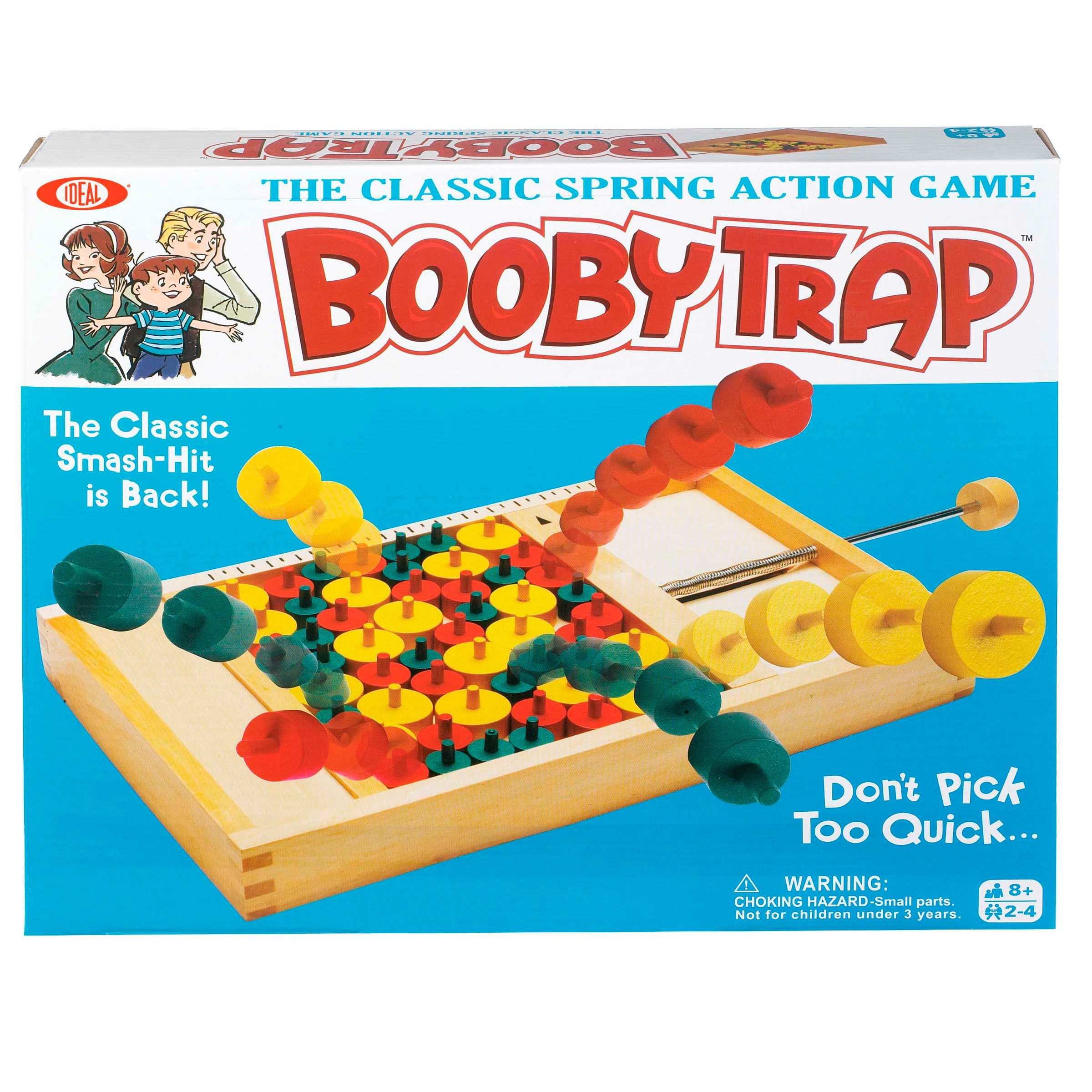 Ideal Booby Trap Classic Wood Game - Walmart.com