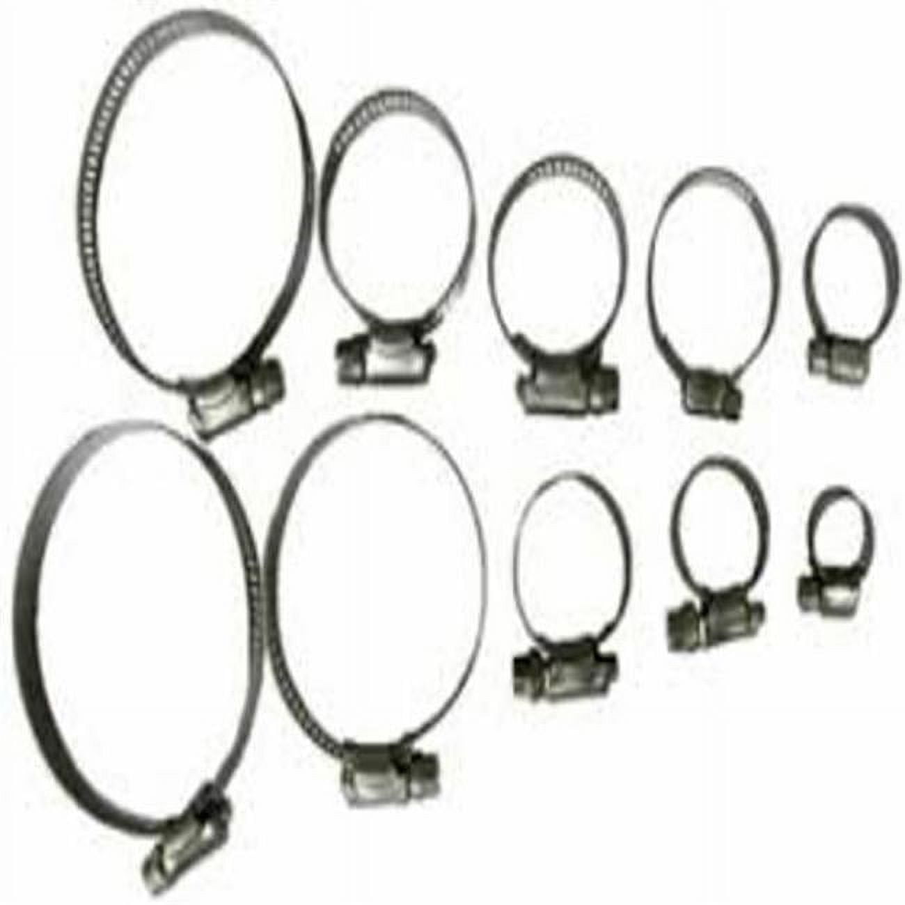 Ideal Clamp Products 671755J Assorted Stainless Steel Clamps - 10 Piece ...