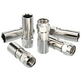 Ideal Compression Rg6 F Connector Reg/tri/quad 100pk - Walmart.com