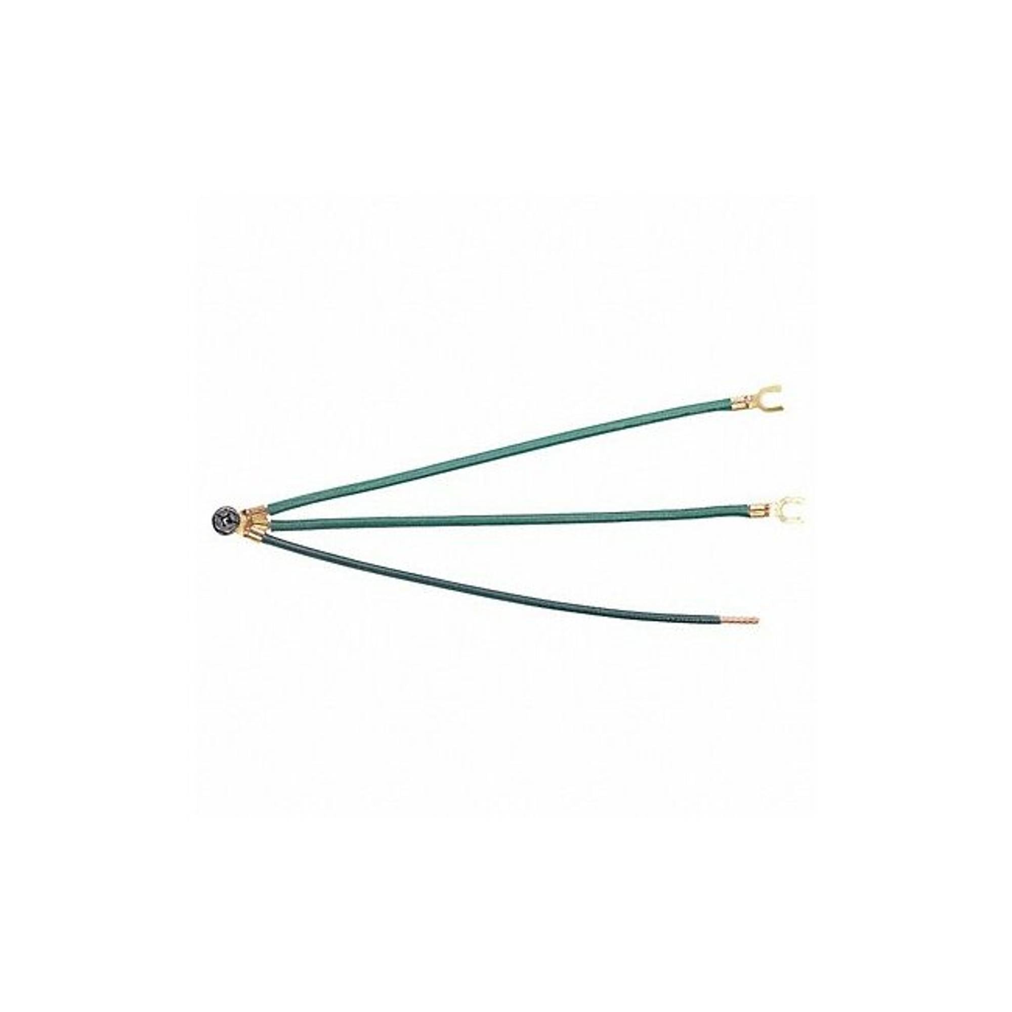 Ideal Grounding Tail,3Wire,PT,2Fork,Green,Pk25 30-3289 - Walmart.com