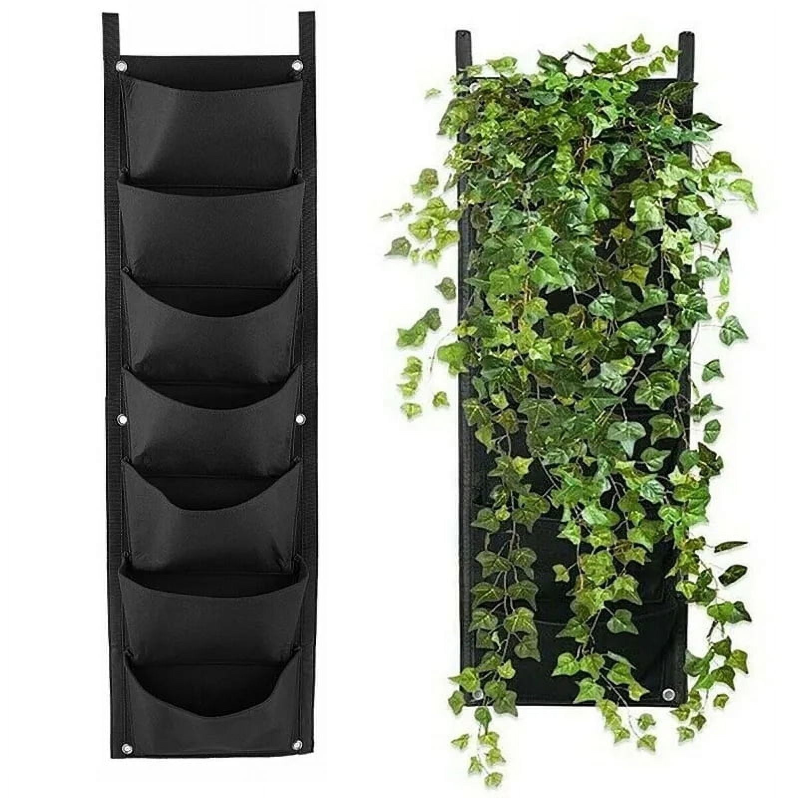 Ideal Heavy-Duty Vertical Outdoor Garden Planter Bag with 7 Pockets ...