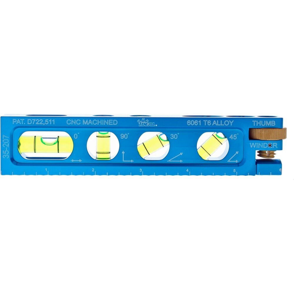 Ideal Industries 5/8 Inch Hole Diameter Aluminum 4+Vial Electrician ...