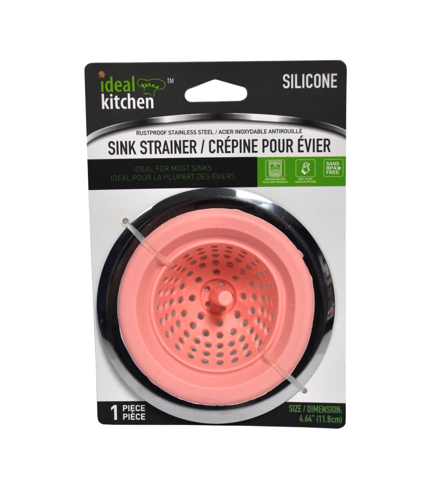 Ideal Kitchen Pink Silicone Sink Strainer - Walmart.com
