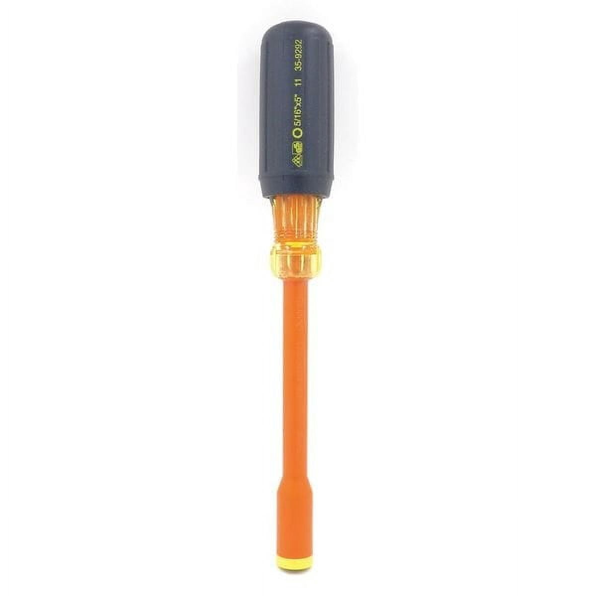 Ideal Nut Driver,5/16",Solid,Ins,5" 35-9292 - Walmart.com
