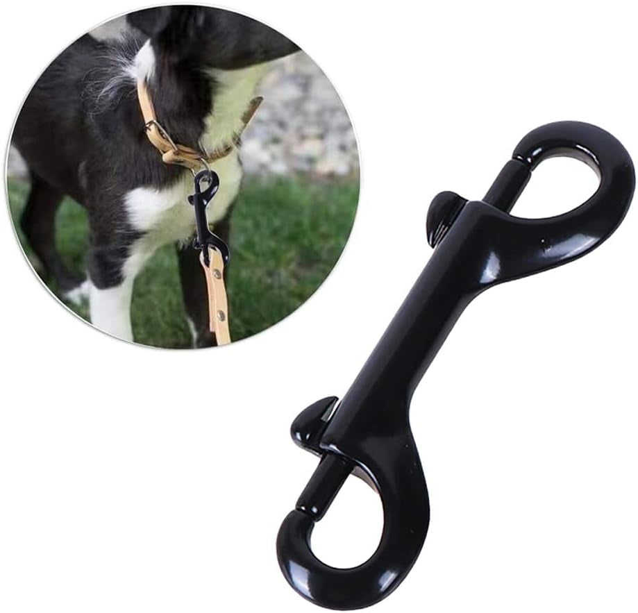 Ideal for Pet Dog Leash Collar and Horse Tack these Heavy Duty Black ...