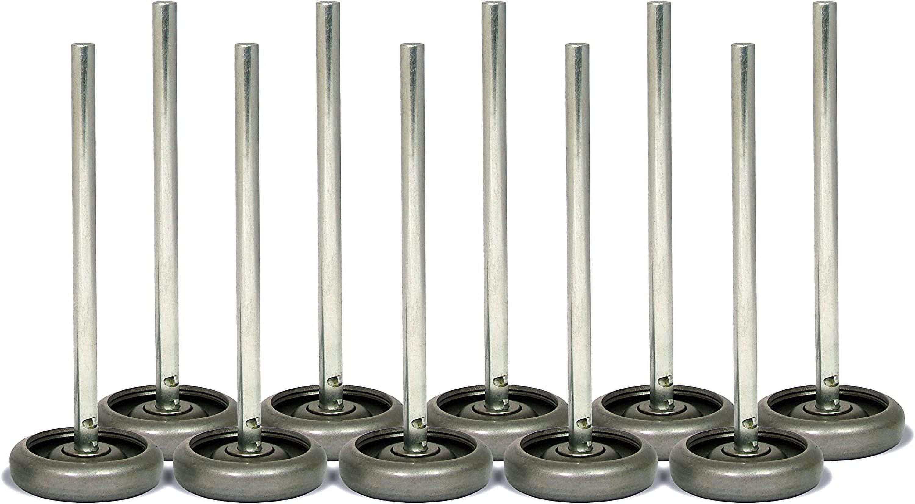 Ideal Security Inc. Garage door rollers - 3" Steel Wheels with 10 ball ...