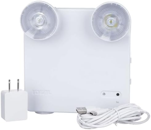 Ideal Security Rechargeable LED Power Failure Light, Adjustable Heads ...