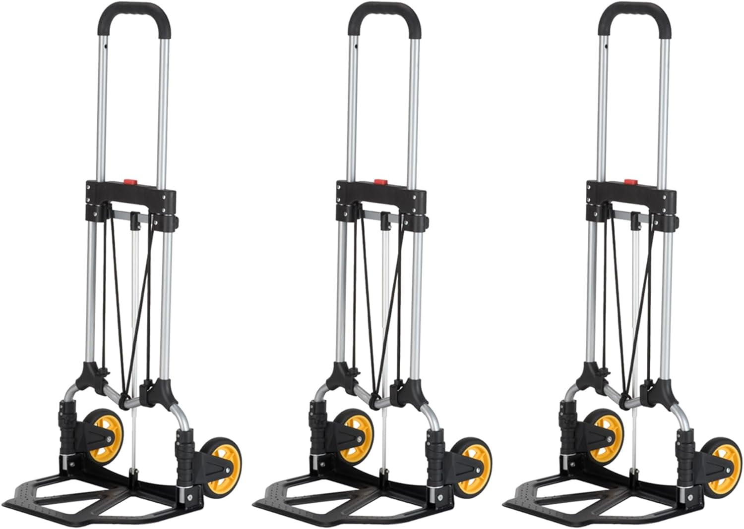 Ideal Steel Folding Hand Truck Dolly with 150-Pound Capacity ...