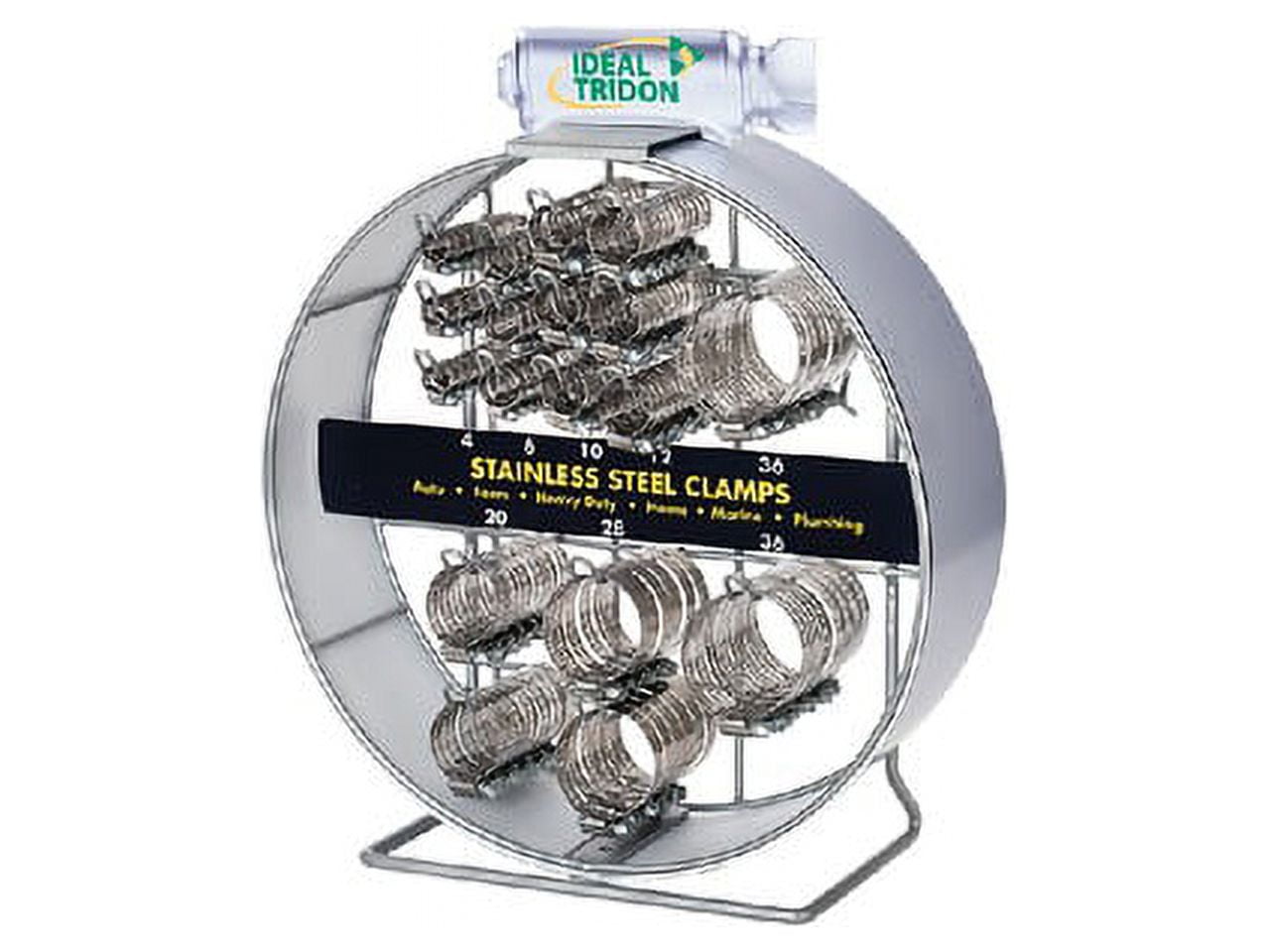 Ideal Technologies 999031674051; Hose Clamp, Display 1/2In 250 Pc ...