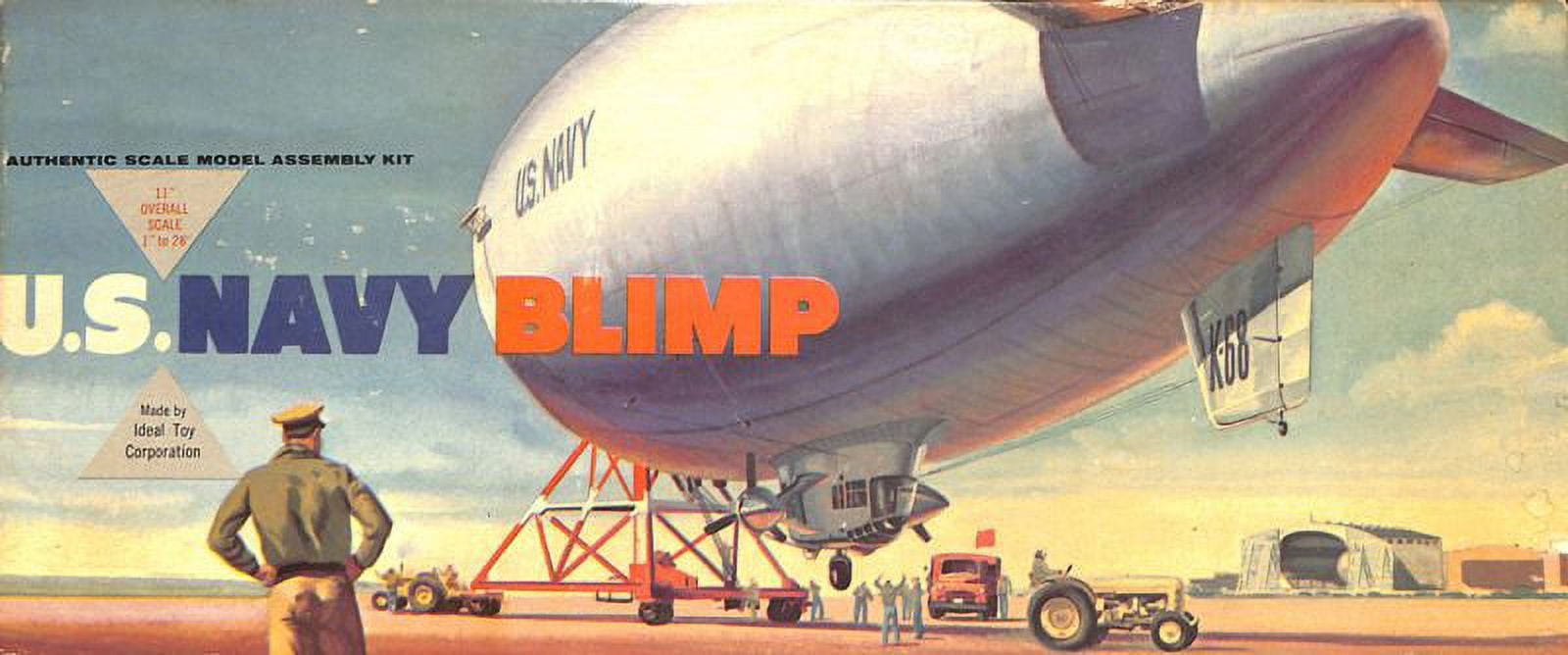 Ideal Toy Corporation ITC 1:330 US Navy Blimp Plastic Model Kit #3723U ...