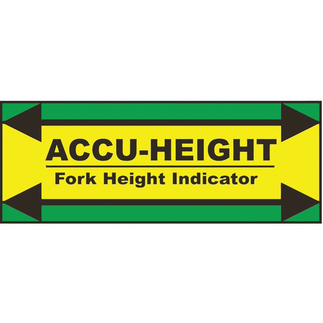 Ideal Warehouse Innovations Height Indicator Label,12 in. H,Vynil 70 ...