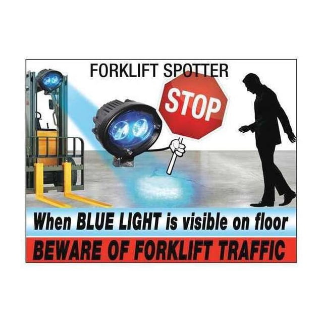 Ideal Warehouse Innovations Warning Safety Sign,Aluminum 70-1095-1 ...