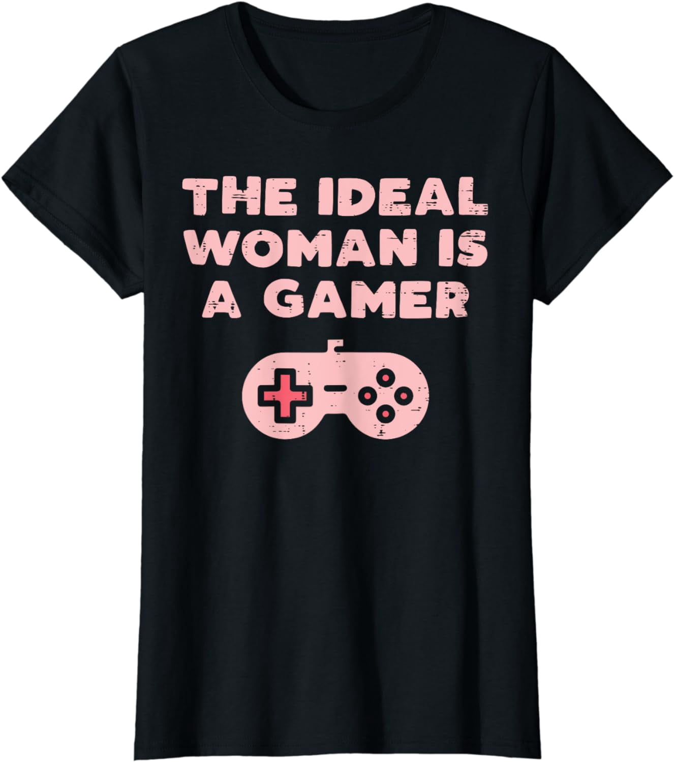Ideal Woman Gamer Cute Gaming Video Game Lover Women Girl T-Shirt ...