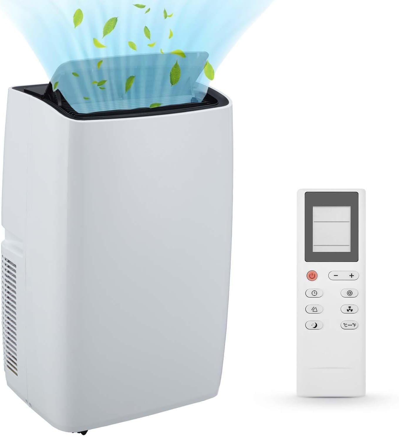 IdealHouse 12000BTU Portable Air Conditioner with Dehumidifier & Fan ...