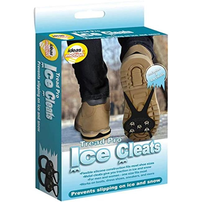 Ideas In Motion Tread Pro Unisex Ice Cleats One Size Fits All, Black ...