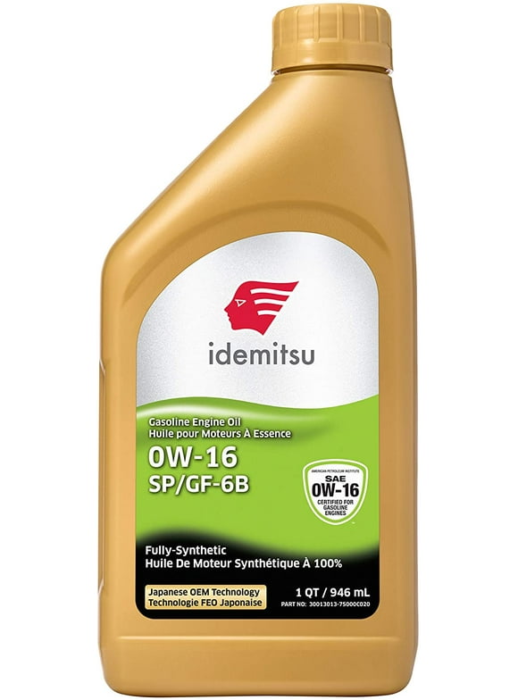 0W-16 Oil in Oil Viscosity - Walmart.com