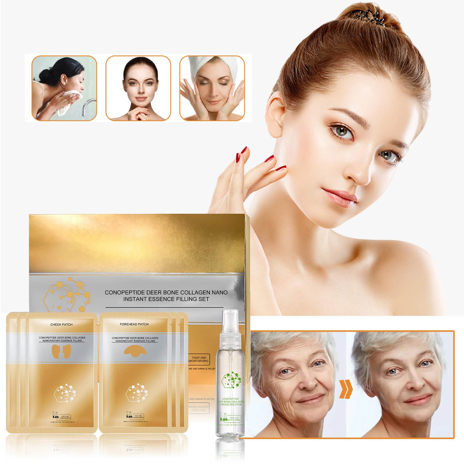 Identicalven Spiral Peptide Deer Bone Collagen Kit Peptidew Line ...