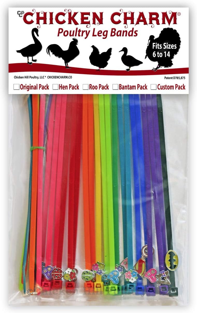 Identification of 20 Chicken and Poultry Legs with Chicken Leg Rings ...