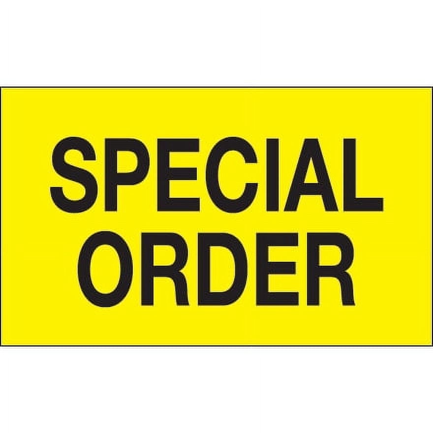 Identify Custom Orders: Yellow 3x5" Labels, 500 Pcs for Special ...