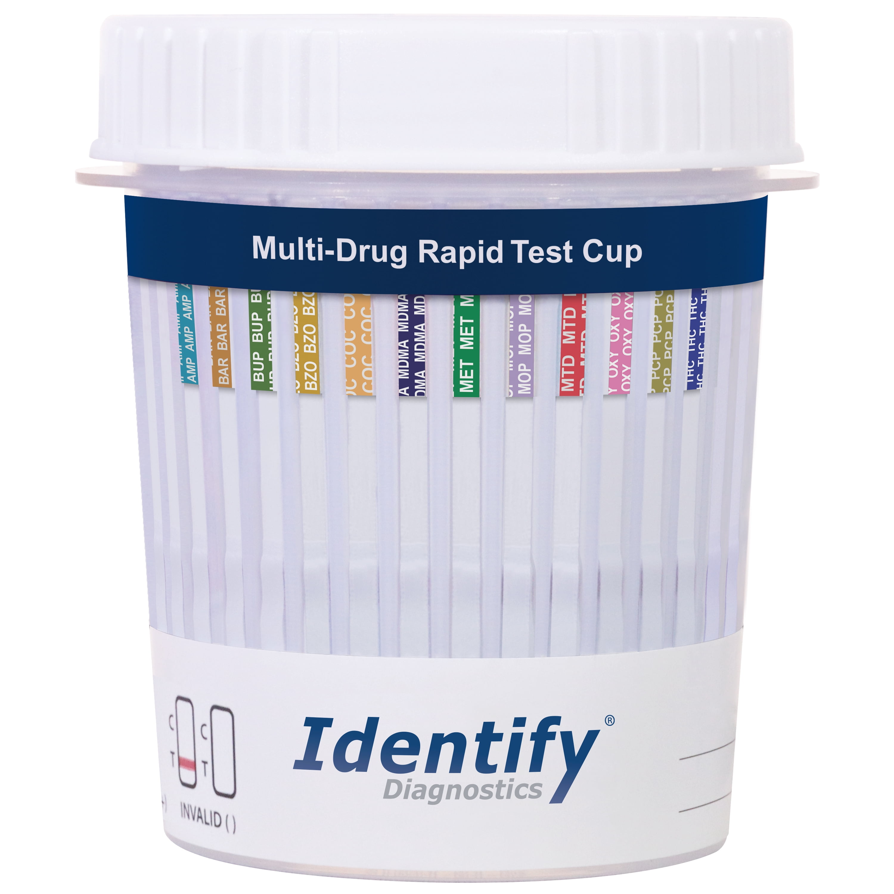 Identify Diagnostics 12 Panel Drug Test Cup - 2 Pack - CLIA Waived ...