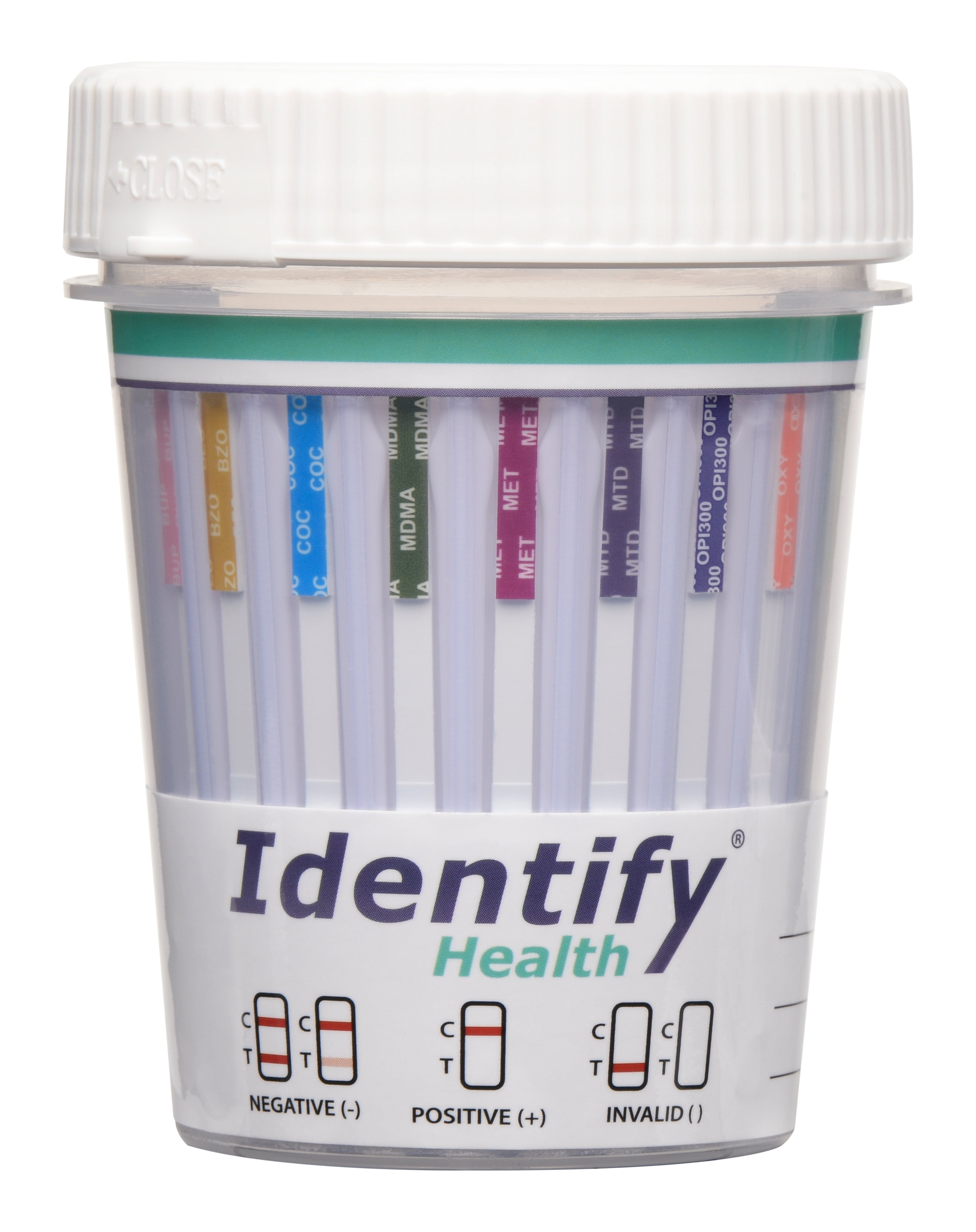 Identify Health 13 Panel Drug Test Cup - 25 Pack - CLIA Waived Instant ...