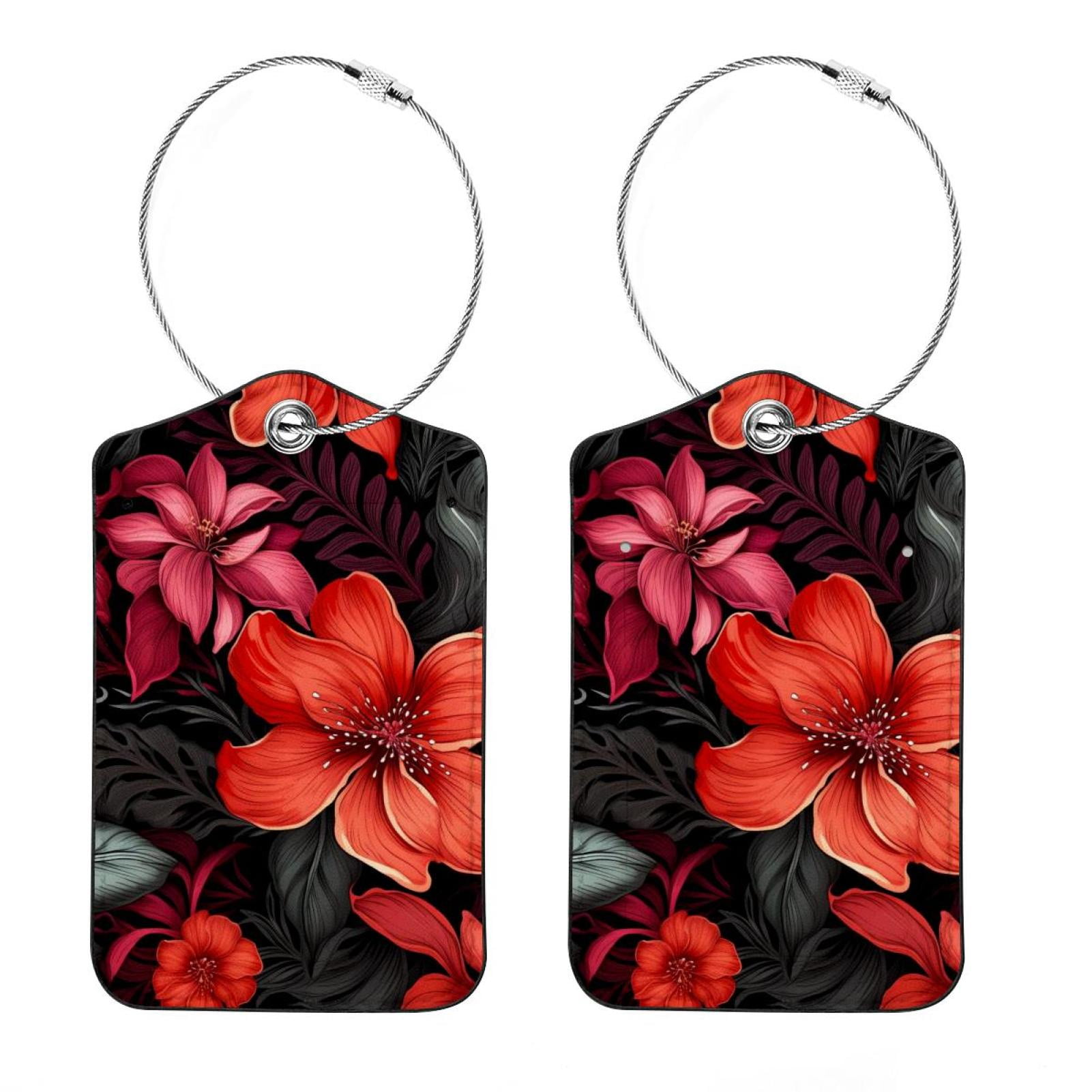 Identify Your Luggage in a Flash, Set of 2 Metal Loop Lock Suitcase ...