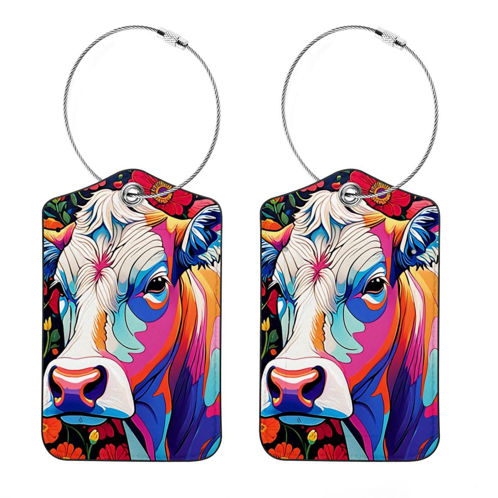 Identify Your Luggage in a Flash, Set of 2 Metal Loop Lock Suitcase ...