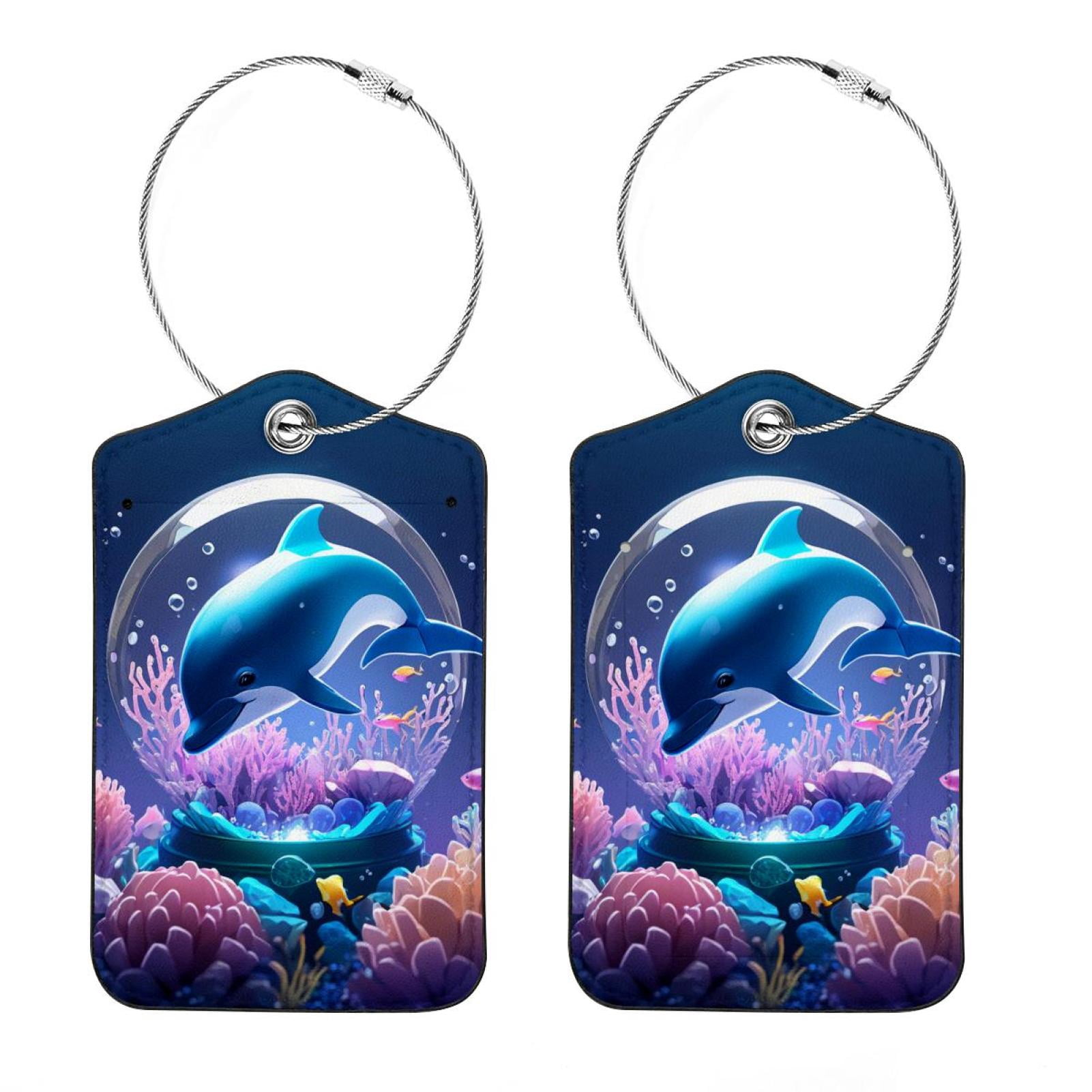 Identify Your Luggage in a Flash, Set of 2 Metal Loop Lock Suitcase ...