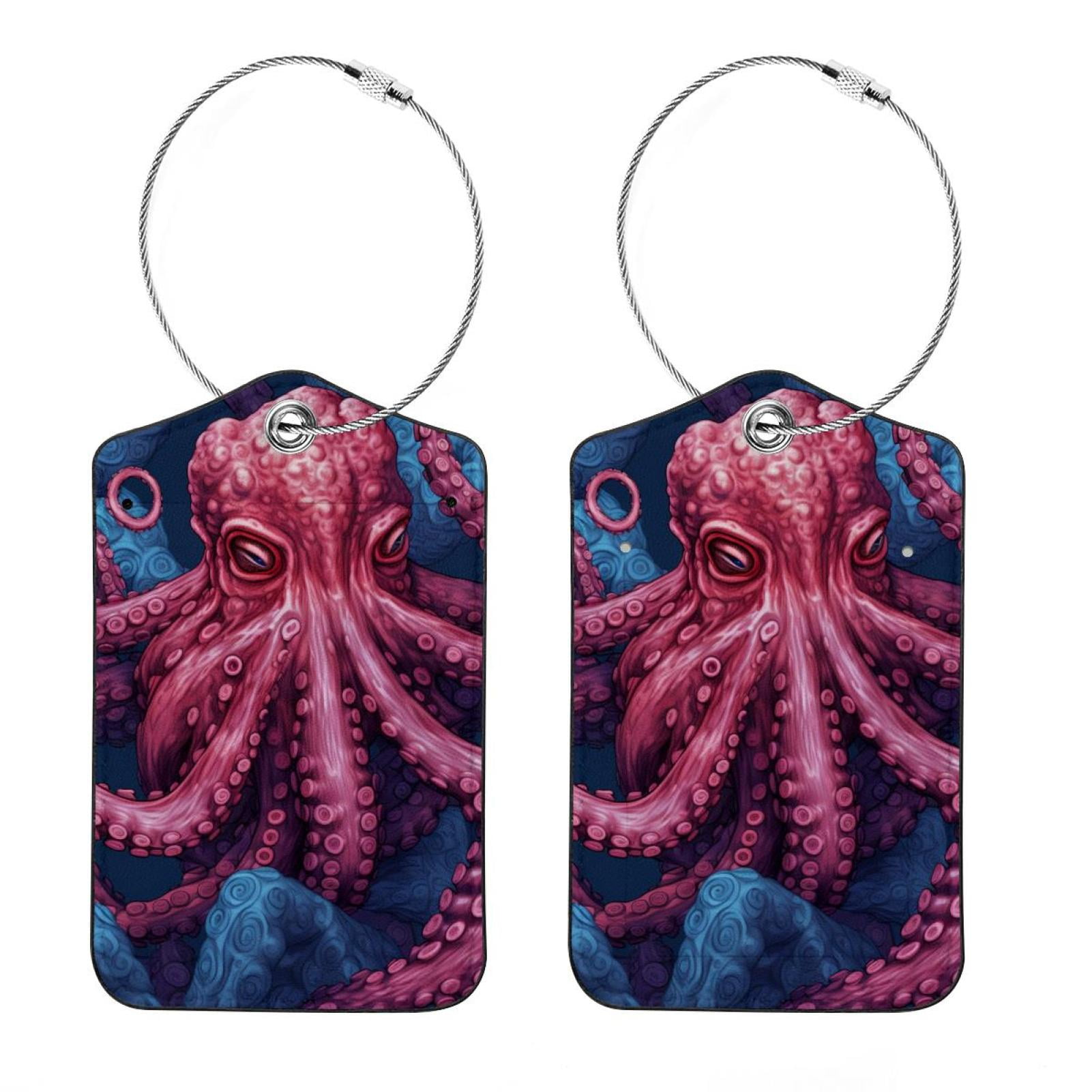 Identify Your Luggage in a Flash, Set of 2 Metal Loop Lock Suitcase ...
