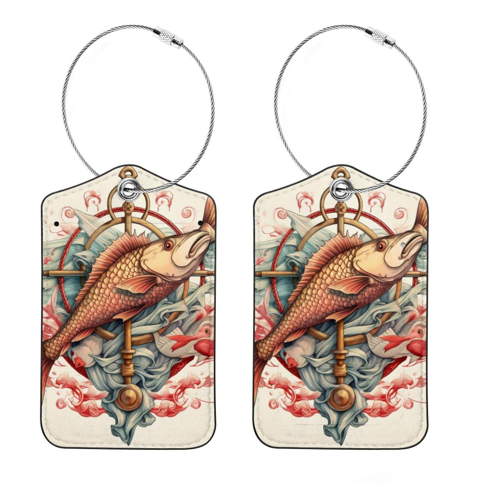 Identify with Ease: Metal Loop Lock Baggage Tags for Suitcase & Travel ...