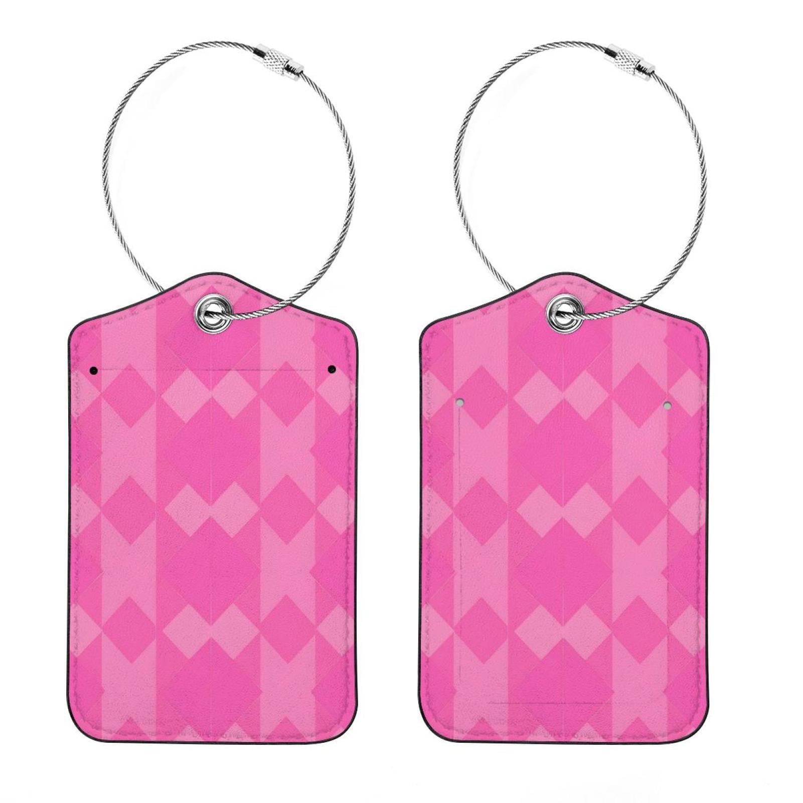 Identify with Ease: Metal Loop Lock Baggage Tags for Suitcase & Travel ...