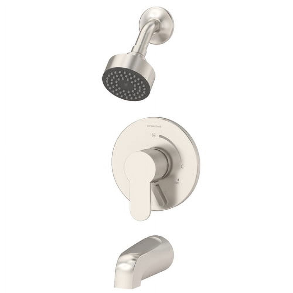 Identity Single Handle Tub and Shower Faucet Trim with Lever Diverter ...