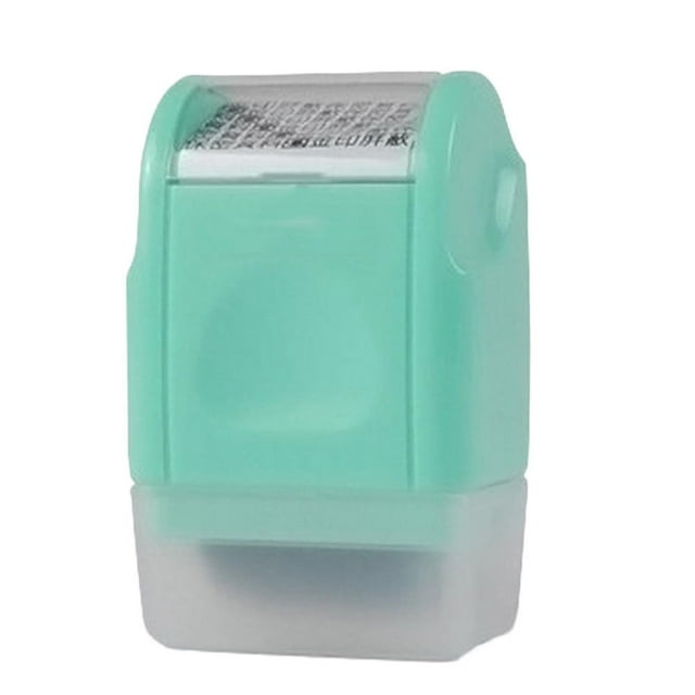 Identity Stamp Theft Protection Stamp Seal Code Roller Self Guard For ...