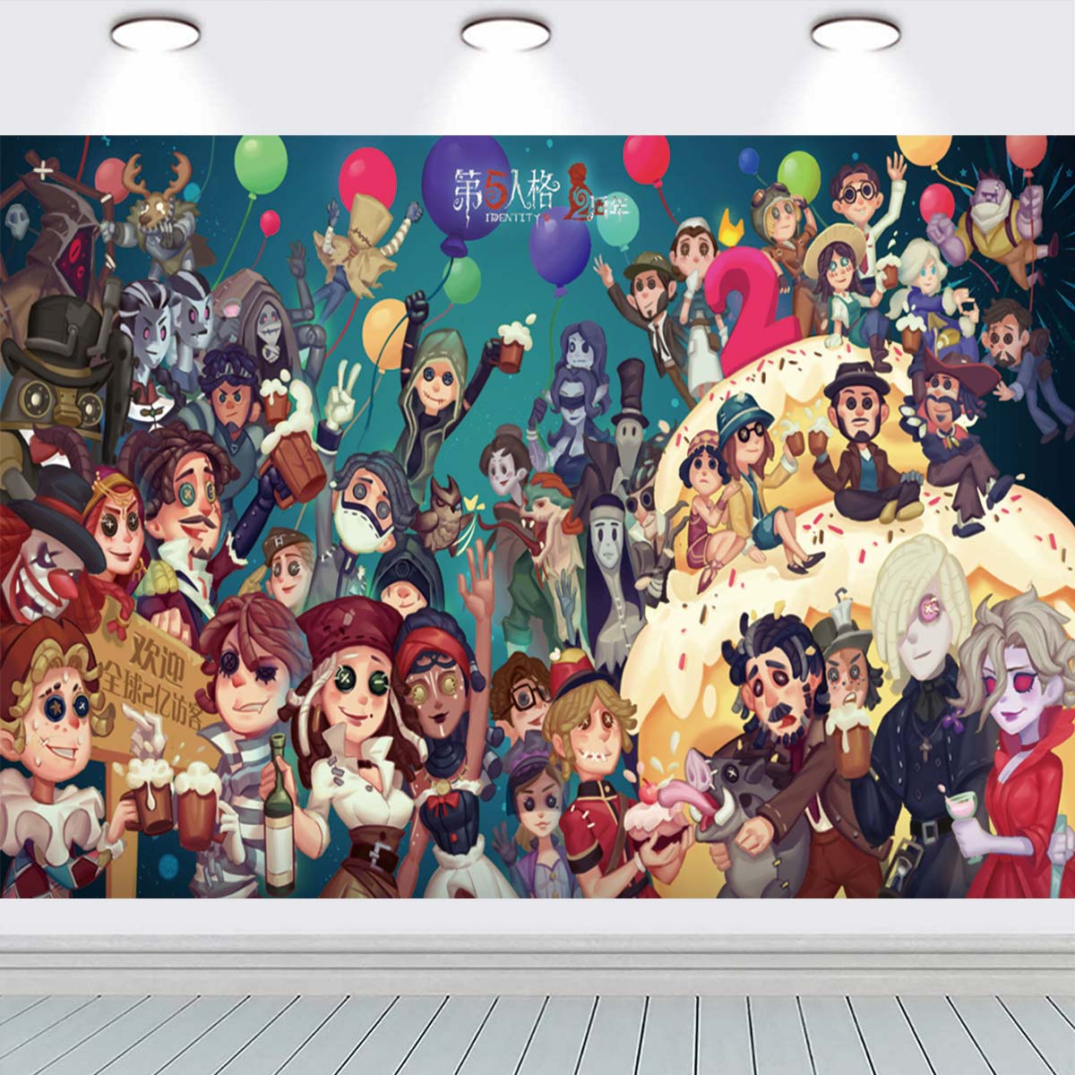 Identity V school Backdrop Taspestry Wall Decor Banner Party Supplies ...