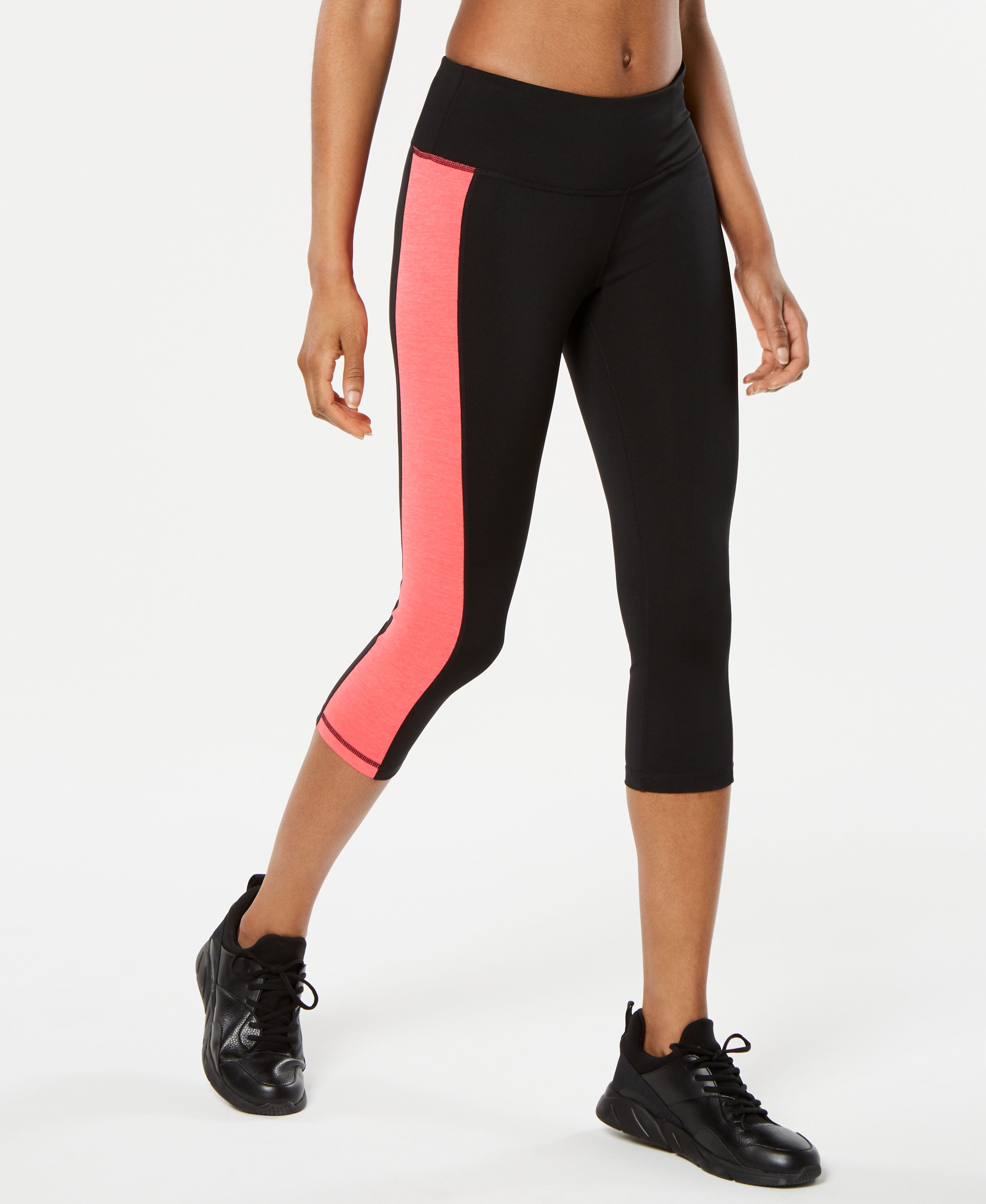 Ideology Ideology Womens Colorblocked Cropped Leggings;X-Small ...