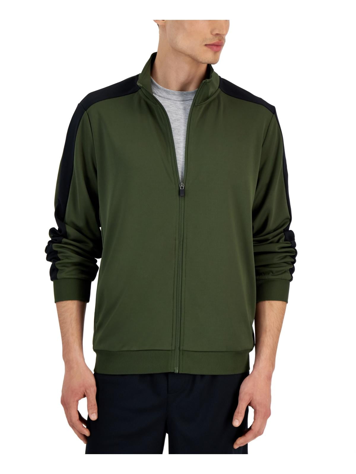 Ideology Mens Regular Fit Moisture Wicking Zip-Up Jacket - Walmart.com