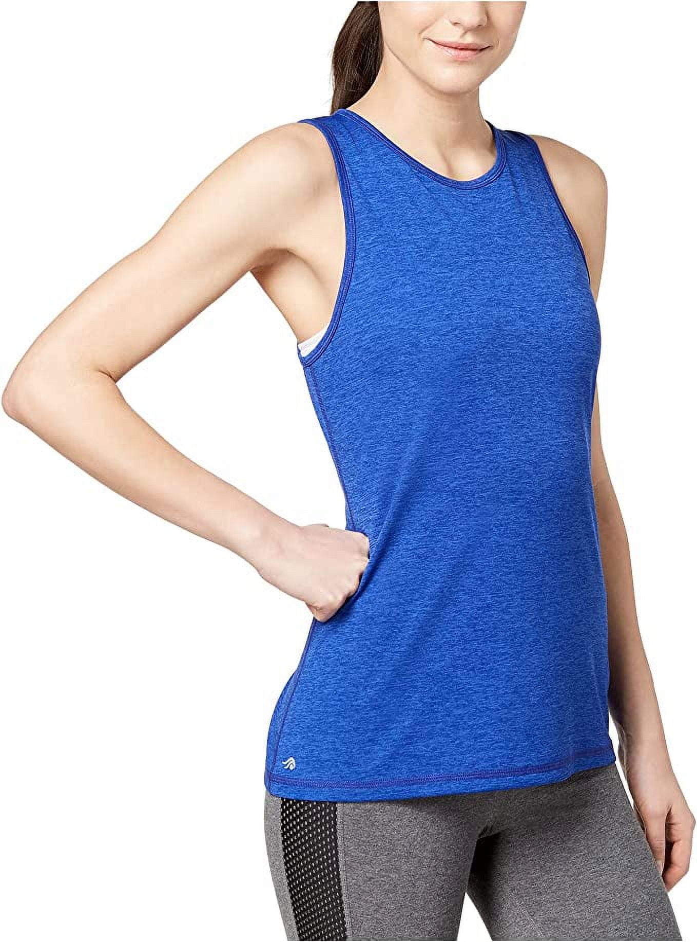 Ideology Womens Activewear Plus Size Keyhole-Back Tank Top;1X - Walmart.com