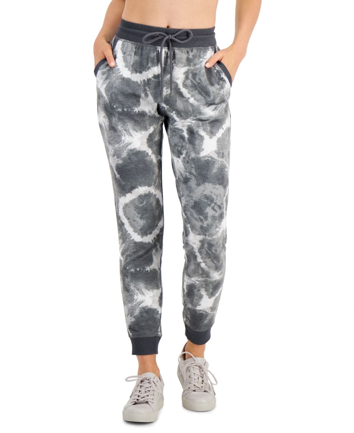 Ideology Womens Radial Marks Slim Fit Jogging Pants - Walmart.com