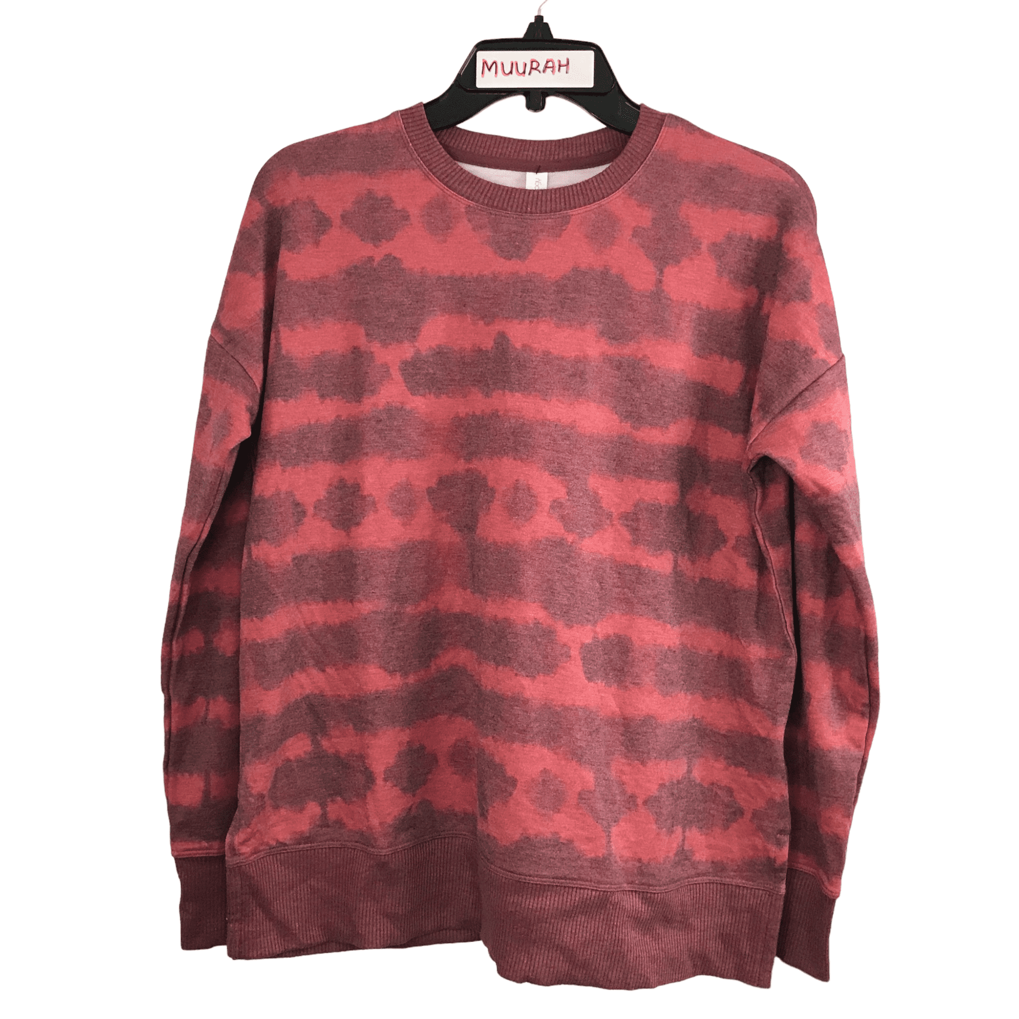 Ideology Womens Rosetta Red Tie Dye Long-Sleeve Pullover Sweatshirt Size XS $39 - Walmart ...