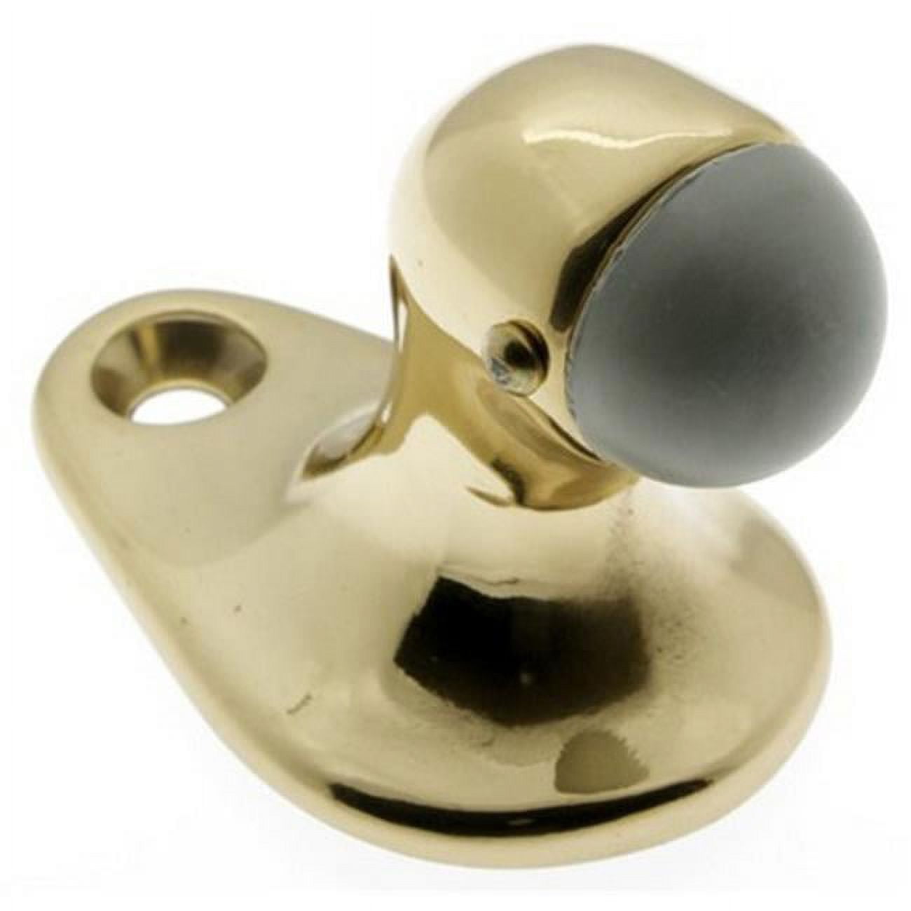 Idh by St. Simons 13012-003 Solid Brass Gooseneeck Small Door Stop ...
