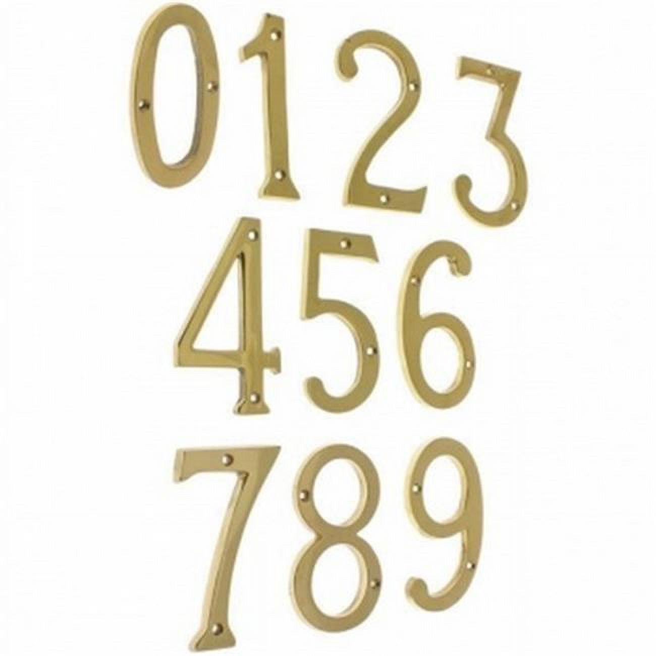 Idh by St. Simons 23209-10B Solid Brass House Number 9, Oil-Rubbed ...