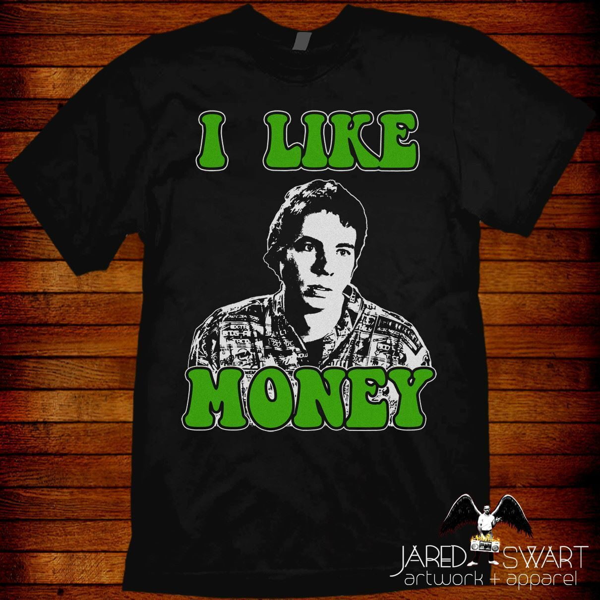 Idiocracy T-shirt "I Like Money" inspired by Mike Judge's classic 2006 ...