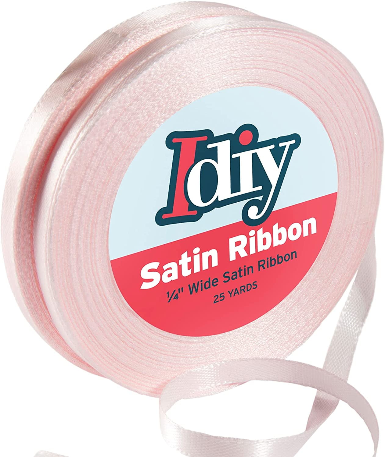 Idiy Satin Ribbon - .1/4, 50 Yards (Baby Pink) - Great for DIY Crafts ...