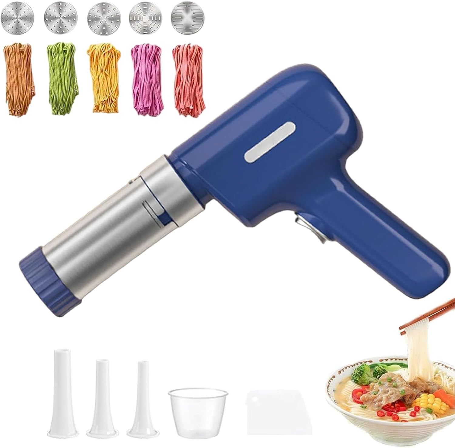 Idiyappam Maker Electric, 2025 New Handheld Electric Pasta Maker ...