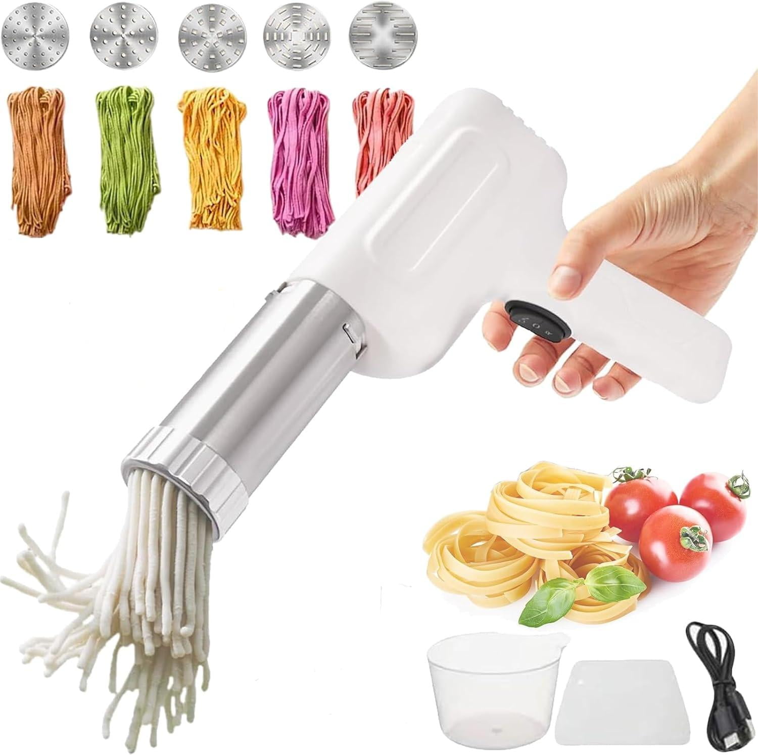 Idiyappam Maker Electric, 2025 New Handheld Pasta Maker Machine, 5 ...