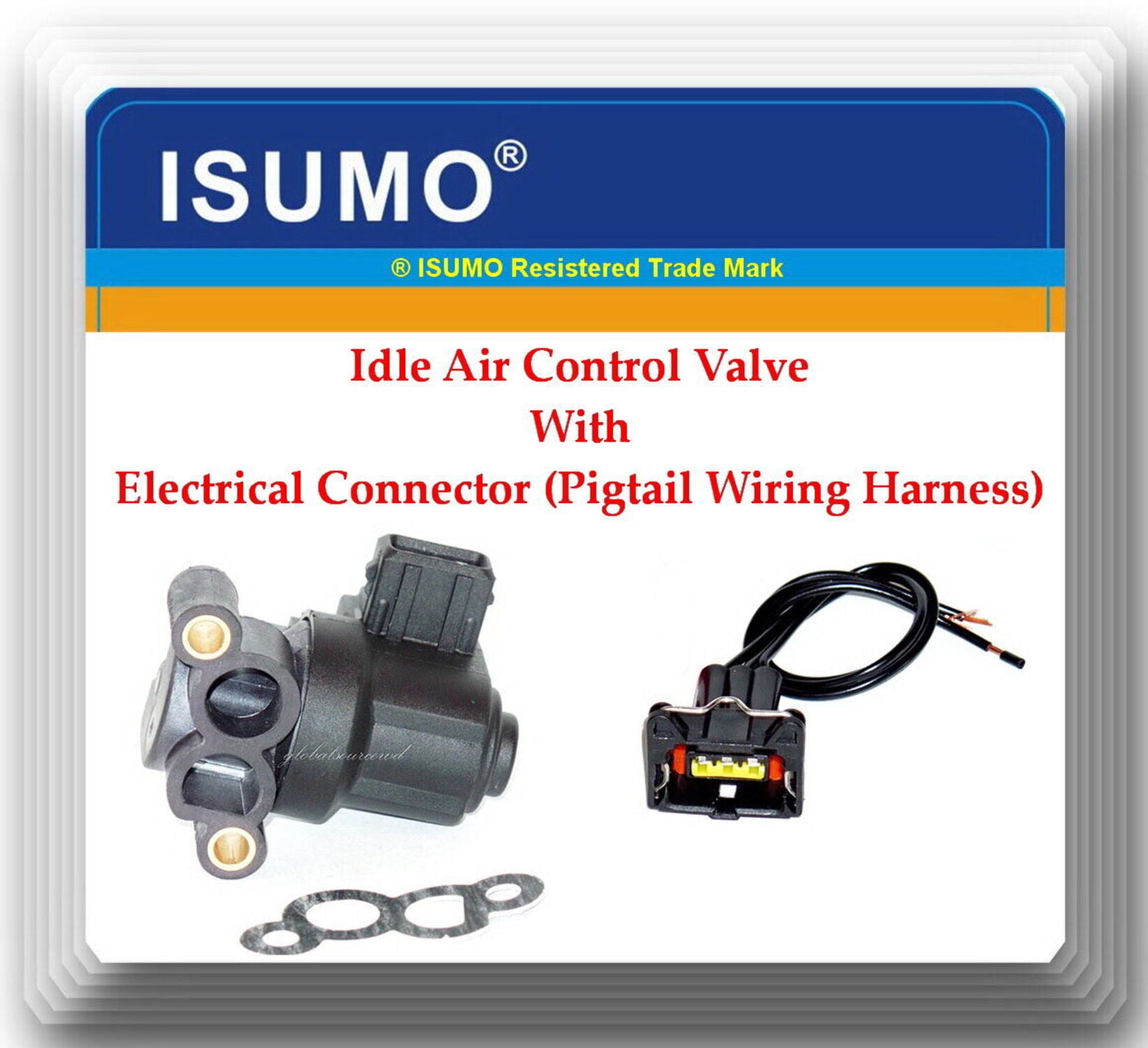 Idle Air Control Valve W/ 3 Wires Electrical Connector Fits: Hyundai ...