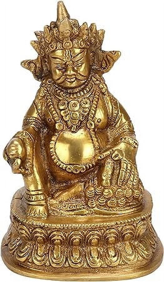 Idol Lord Kuber Kuvera Wealth Hindu God Kubera Statue Murti for ...